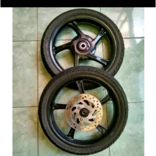 Jual Velg Racing Sepaket Ples Ban Dan Piringan Yamaha Mio j Mio gt Fino ...