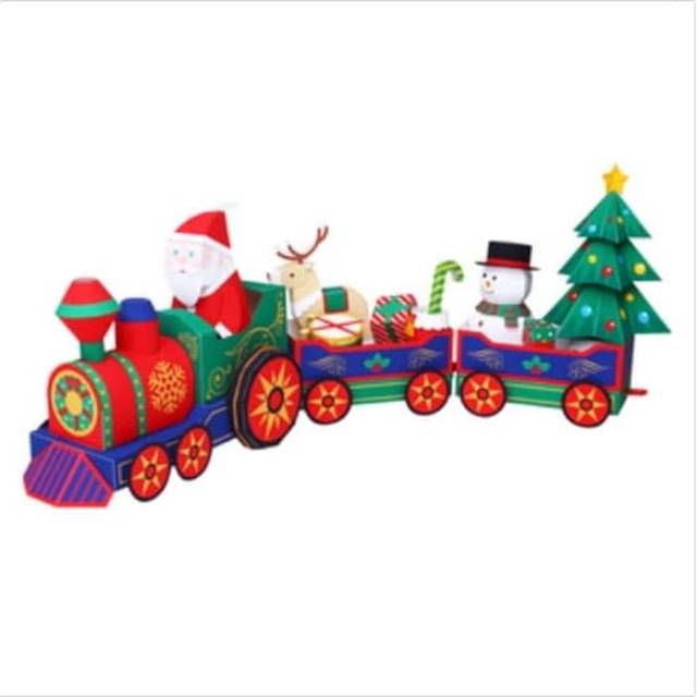 Jual Christmas Train Papercraft | Shopee Indonesia