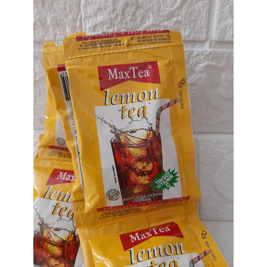 Jual Maxtea Lemon Tea 1 x 10 Bungkus / Minuman Lemontea / Max Tea ...