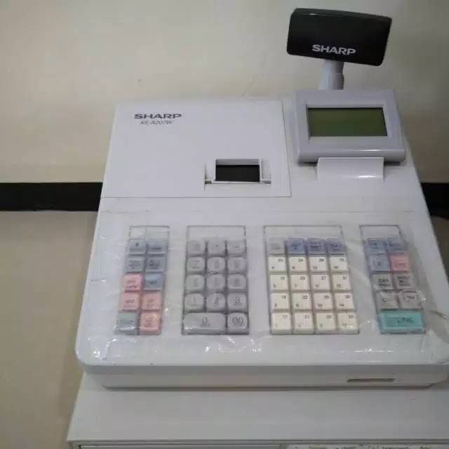 Jual MESIN KASIR/ CASH REGISTER SHARP XE-A207 W | Shopee Indonesia