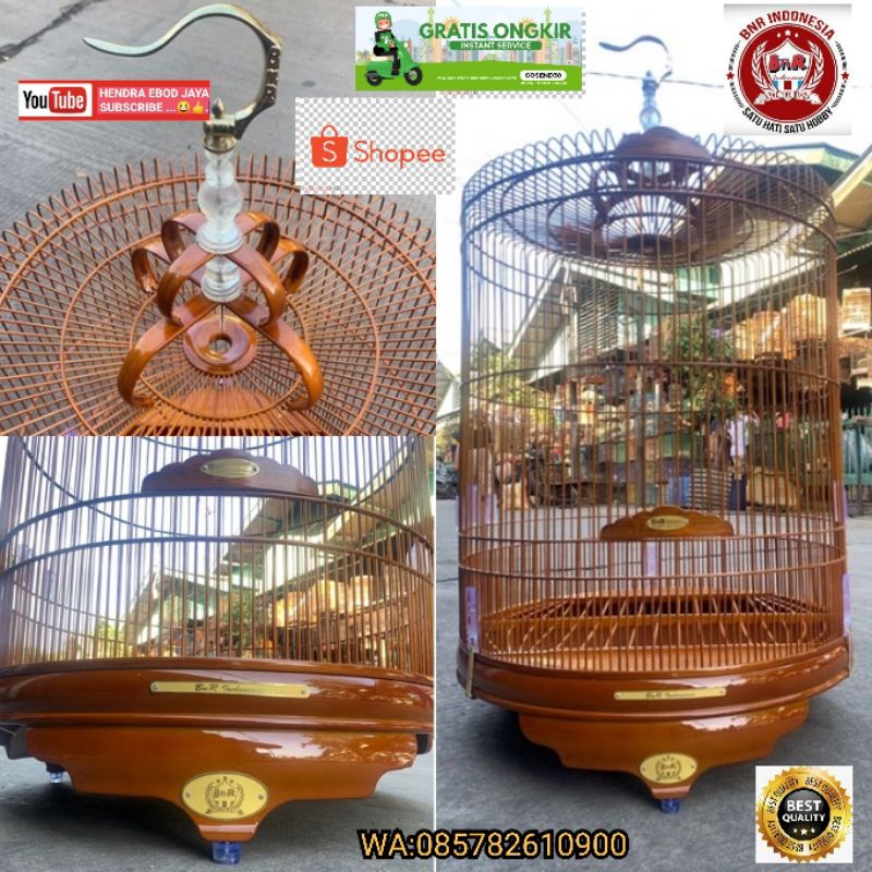 Jual SANGKAR MURAI BNR PVC NATURAL TERBARU LENGKAP//AKSESORIS | Shopee ...