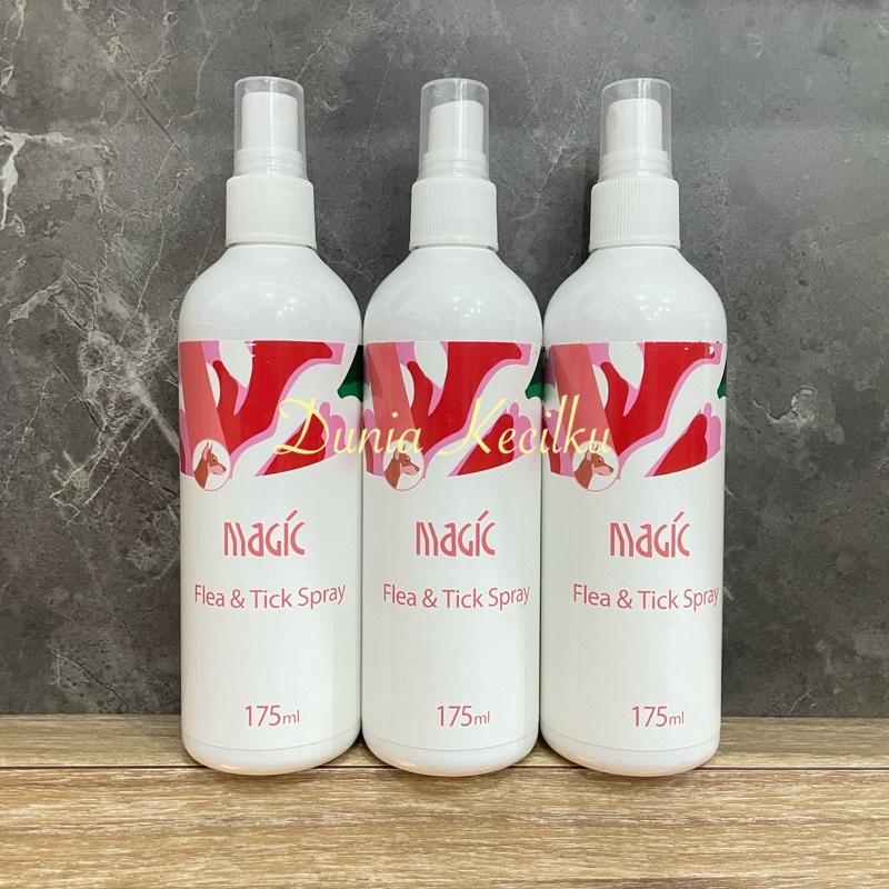 Jual Magic Flea And Tick Spray Anti Kutu dan Tungau Kucing Anjing 175ML ...