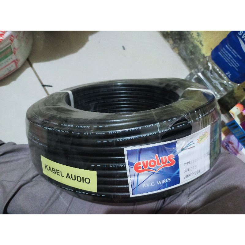 Jual kabel listrik/audio serabut HYO 2x1,5mm evolus 50meter | Shopee Indonesia