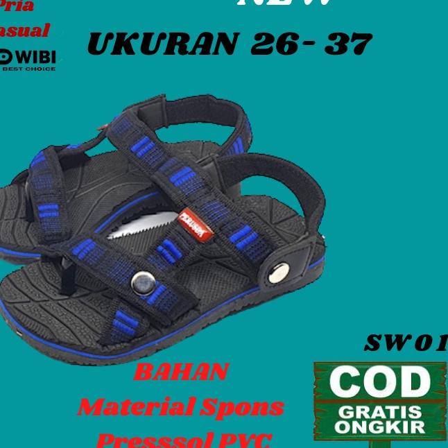 Jual NP.01Jl22a | Sandal Selop Anak Cowok Sedal Sadal Gunung Ank Remaja ...
