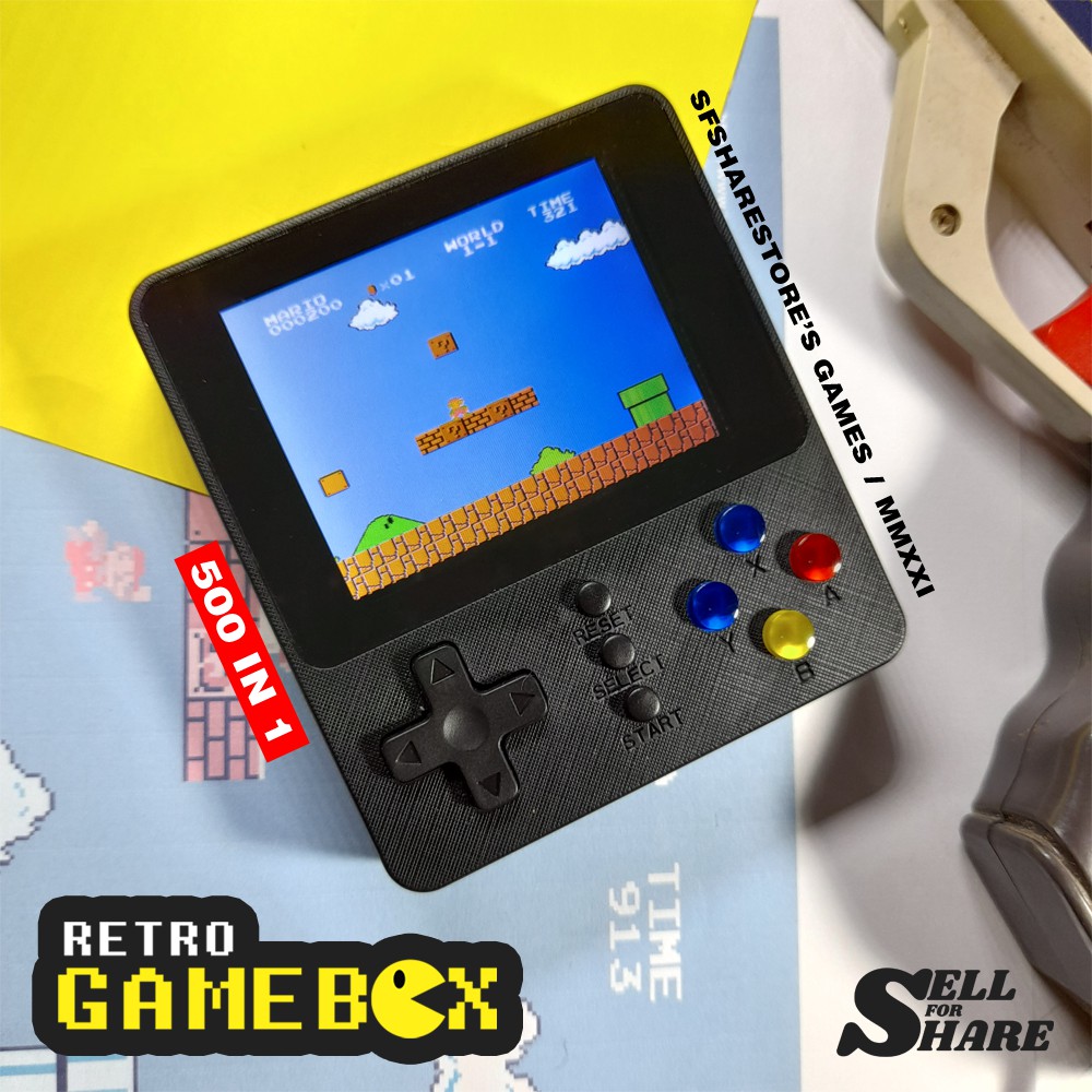 Jual RETRO GAMEBOX 500 IN 1 / GAMEBOX MINI ./ AESTHETIC / HANDLED GAME ...