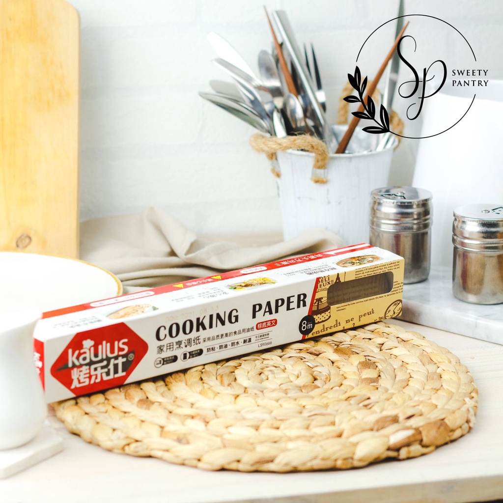 Jual Cooking paper Baking paper motif alas kue roti bungkusan sandwich ...