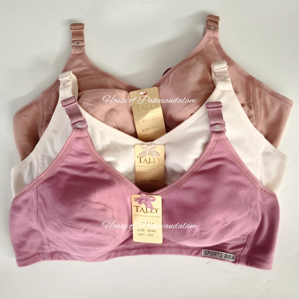 Jual BH Sport Bra TALLY Tanpa Busa Tanpa Kawat ORIGINAL | Shopee Indonesia