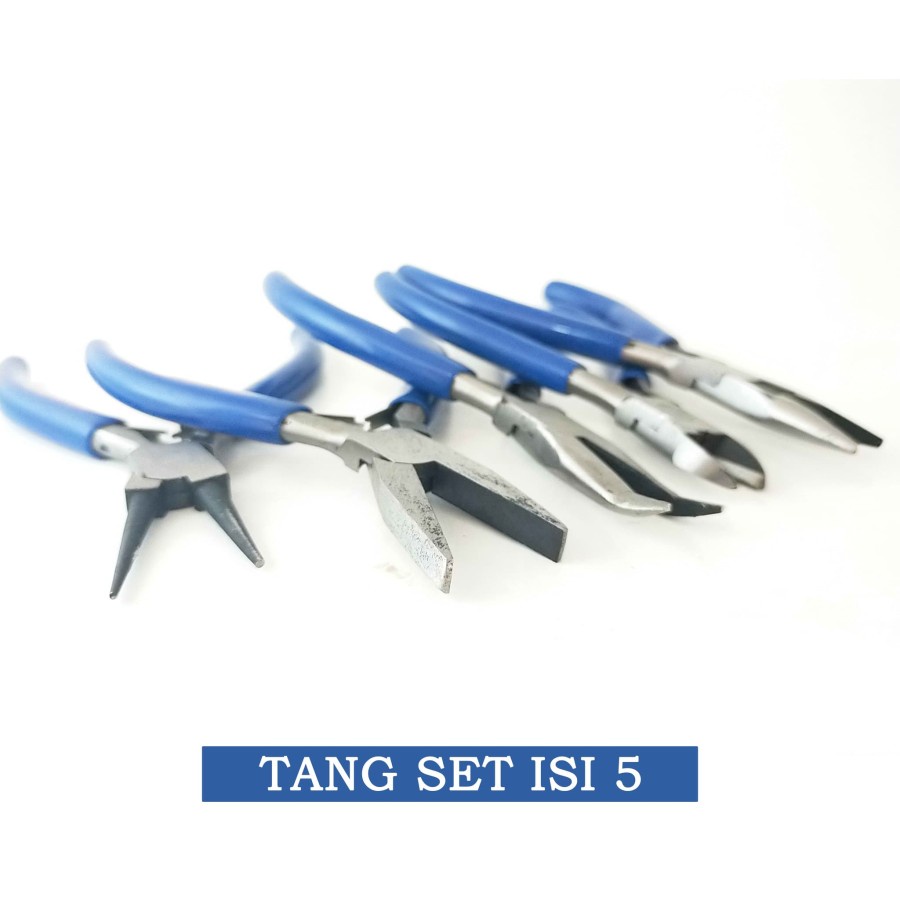 Jual Tang Aksesoris Set isi 5 tang kerajinan tang potong hand tools ...