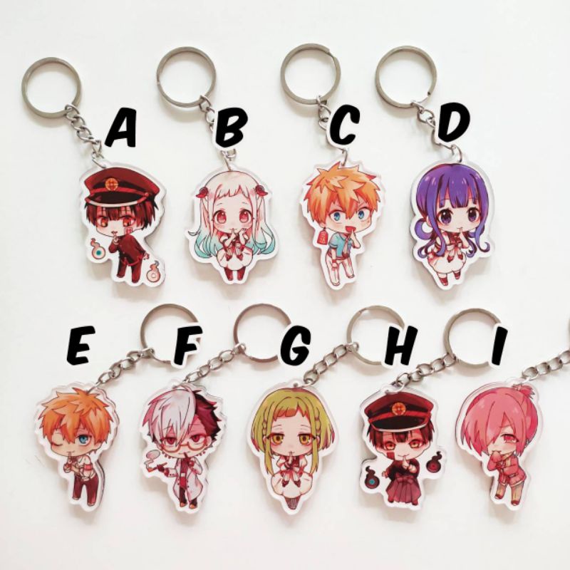 Jual Keychain Anime Jibaku Shounen Hanako-kun Gantungan Kunci Ganci ...