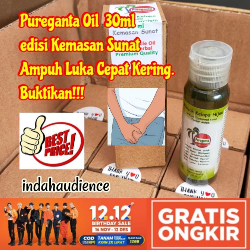 Jual Pureganta Oil Obat Luka Sunat (Khitan) Cepat Kering Kemasan Sunat ...