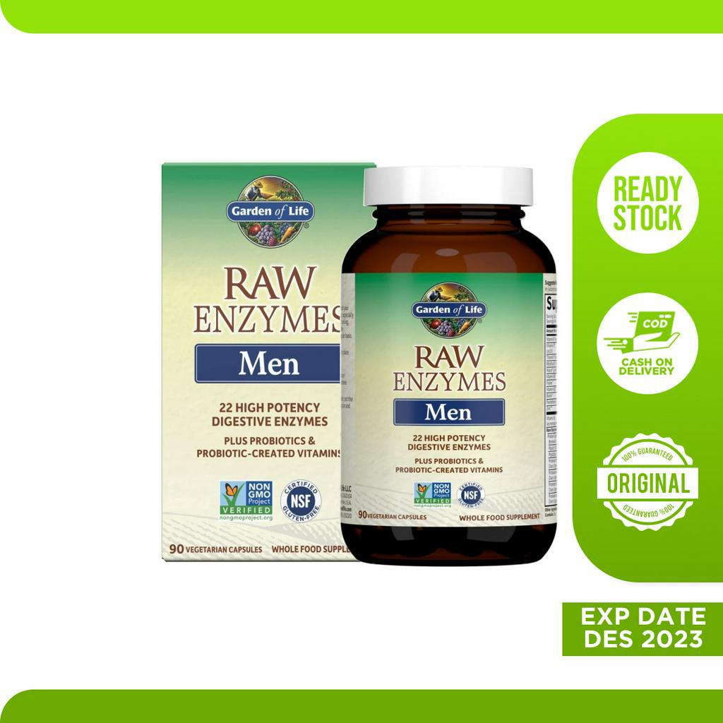 Jual Suplemen Vitamin Enzim Garden of Life Raw Enzymes Men 90 ...