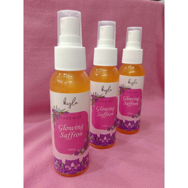 Jual Facemist Saffron Kyle |Facemist Glowing Saffron 100ml | Shopee ...