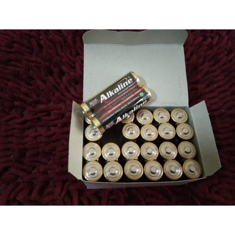 Jual Baterai ABC alkaline AA/battery/batere A2 1 dus isi 12 pasang (24 ...