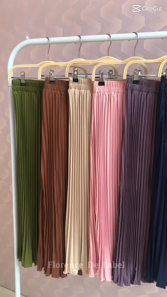 Jual QUINN MIDI SKIRT / Rok Pleats Midi Plisket 7/8 Pleated Skirt ...