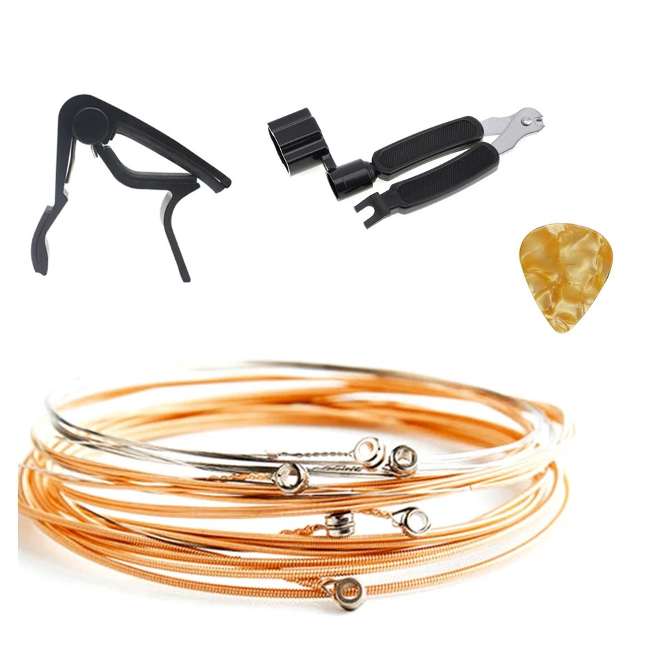 Jual Paket aksesoris Gitar Capo / Pick gitar / Senar unpacking ...