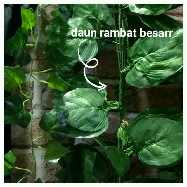 Jual DAUN RAMBAT BESAR BUNGA PLASTIK ARTIFISIAL ARTIFICIAL PALSU ...