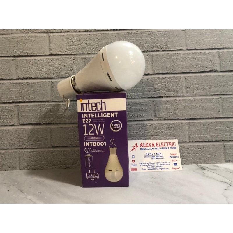 Jual Lampu Darurat Led Emergency Intech 12watt INTB001 | Shopee Indonesia