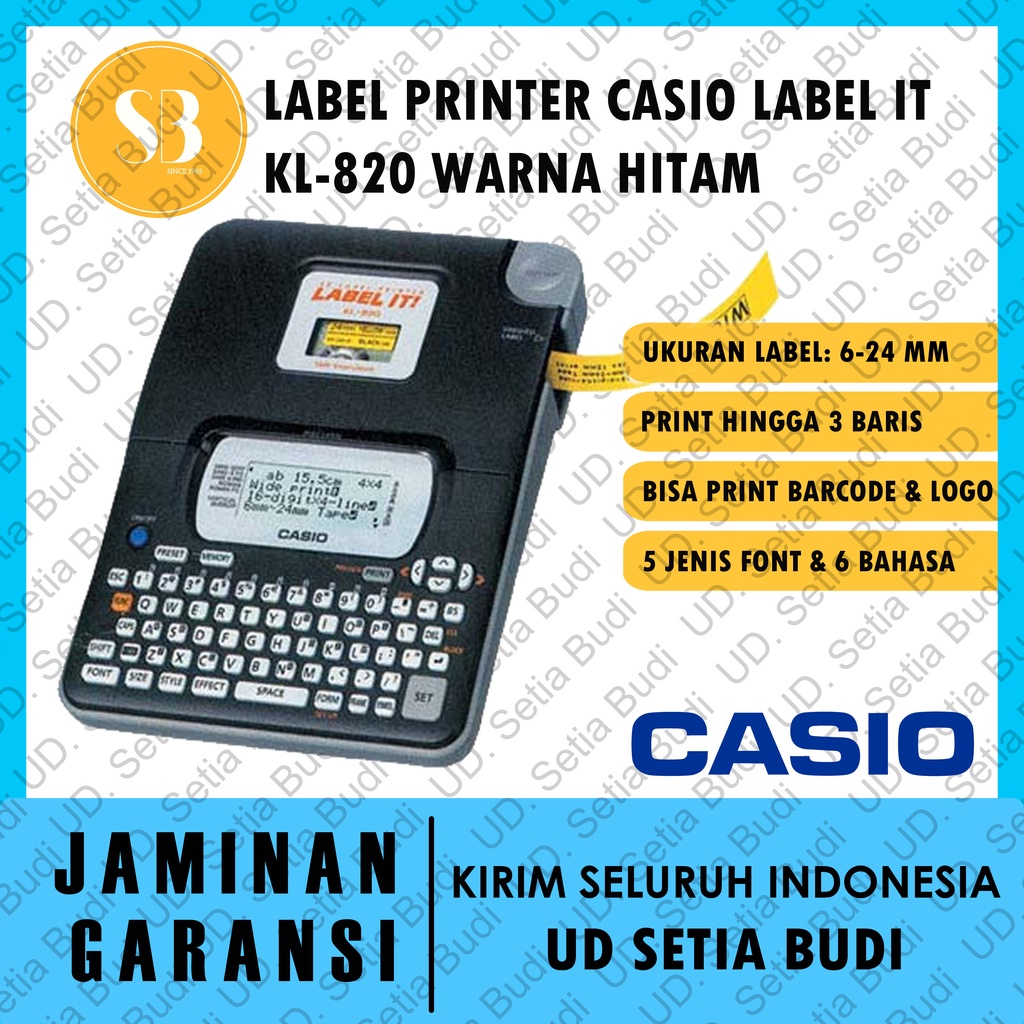 Jual Label Printer Casio KL-820 | Shopee Indonesia