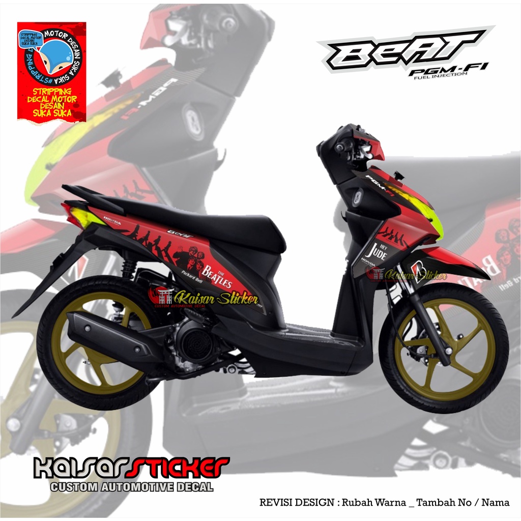 Jual (COD) Decal Stiker Fullbody Beat Fi Lama 2012/2013/2014 Desain ...