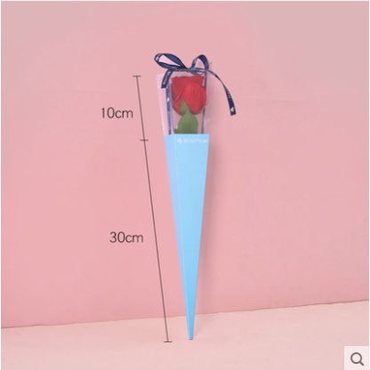 Jual Single rose box / plastik bunga satuan / kertas bunga / barang ...