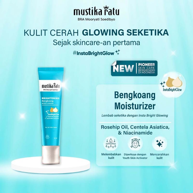 Jual Mustika Ratu Brightening Bengkoang Moisturizer Mousse Cream 20 ml ...