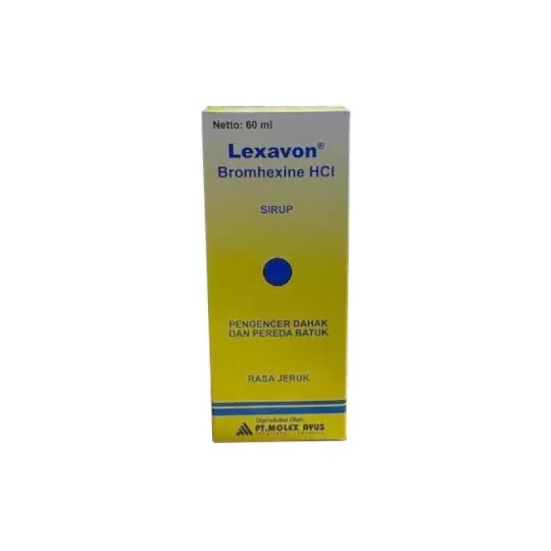 Jual Lexavon Bromhexine HCI Sirup Obat Batuk 60ml | Shopee Indonesia