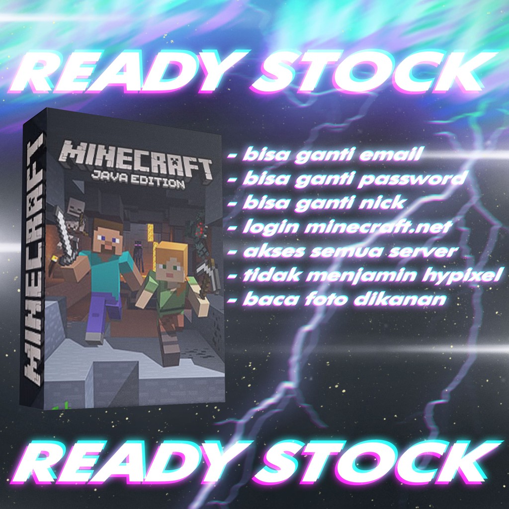 Jual MINECRAFT JAVA EDITION PC/MAC ONLINE - Change Email | Shopee Indonesia