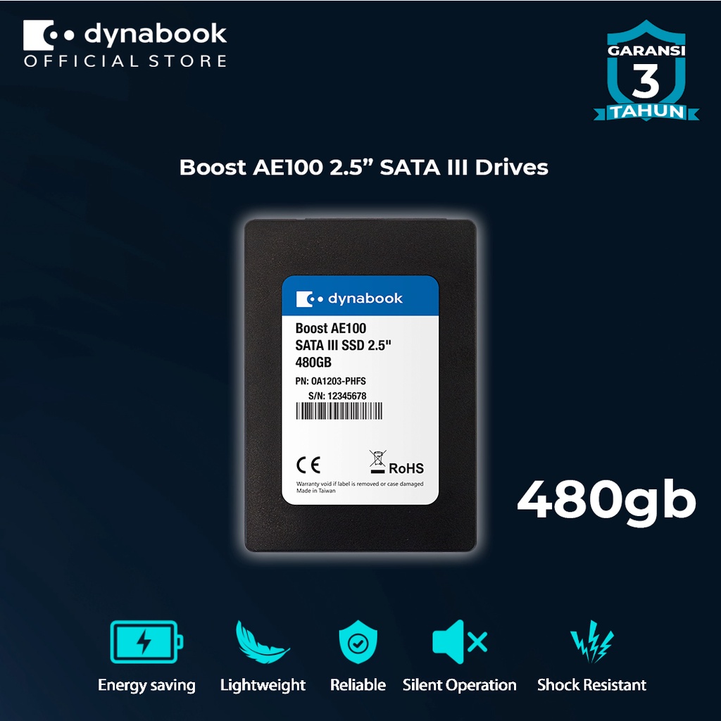 Jual Dynabook AE100 SATA III SSD 2.5 inch 480GB | Shopee Indonesia