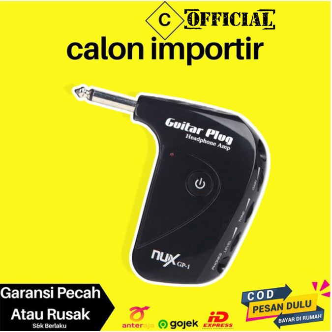 Jual Amplifier Ampli Gitar Listrik Akustik Mini Portable Input Output ...