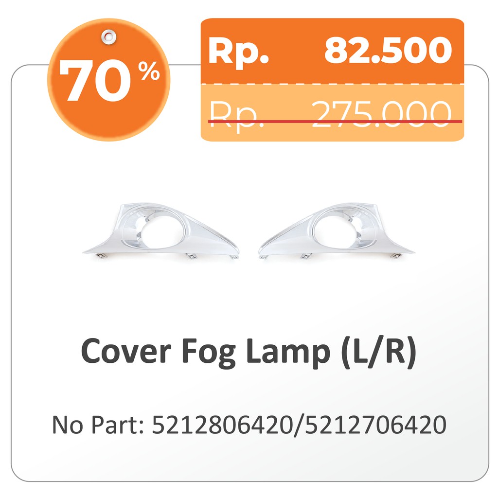 Jual COVER FOG LAMP FOGLAMP LAMPU KABUT SEBELAH KANAN MOBIL TOYOTA ...