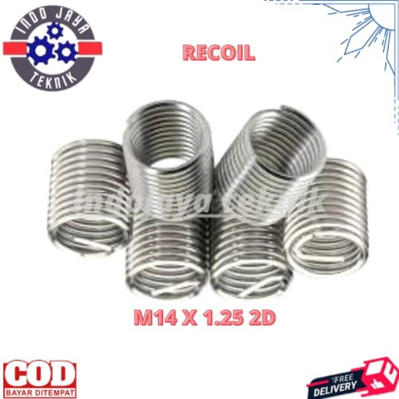 Jual Recoil helicoil M14 x 2 1.5D baut kunci 19 | Shopee Indonesia