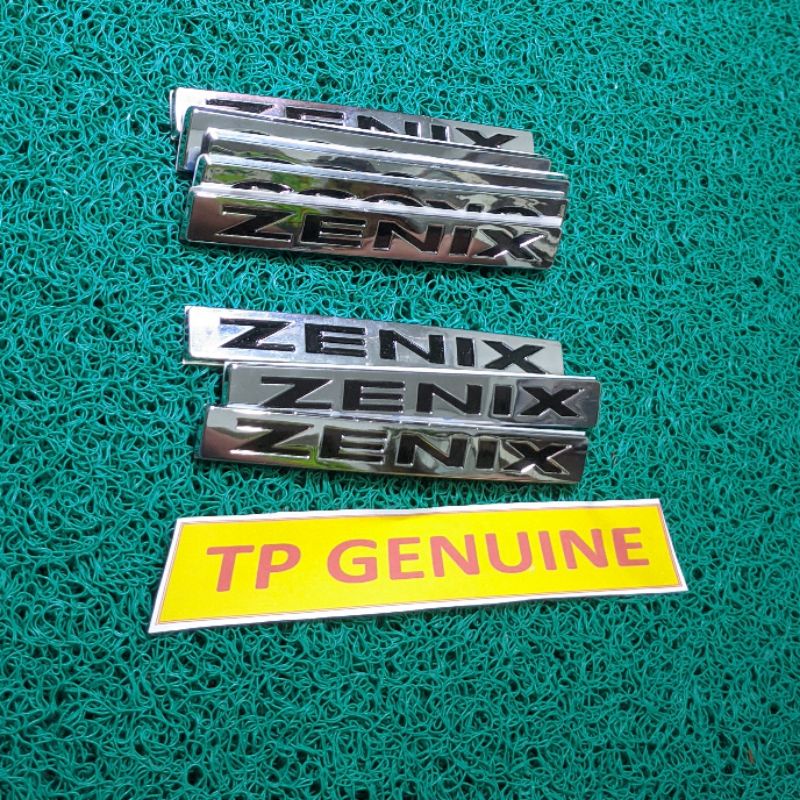 Jual Logo emblem tulisan ZENIX toyota 1.2 x 9 cm | Shopee Indonesia
