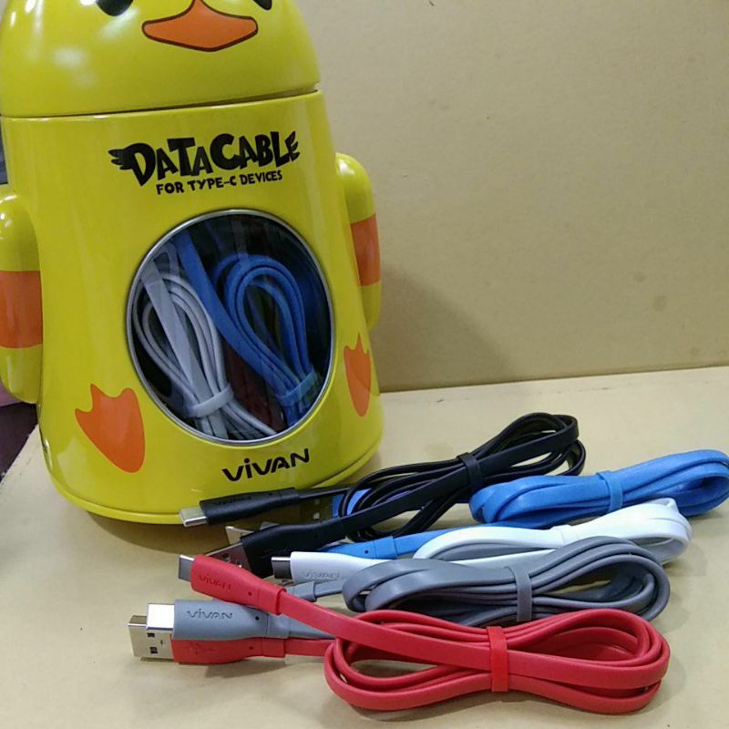 Jual Kabel Vivan Type C 2.4A CBC100S Original Ecer | Shopee Indonesia