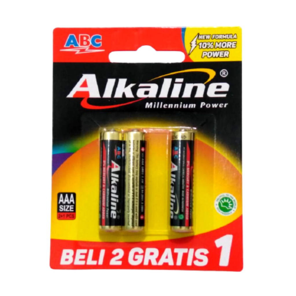 Jual Baterai ALKALINE ISI 3 AAA/A3 | Shopee Indonesia