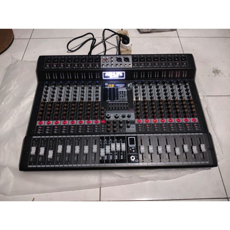 Jual Mixer Audio Ashley Xman16 Xman 16 Original 16 Chanel USB Bluetooth Soundcard Efek Digital ...