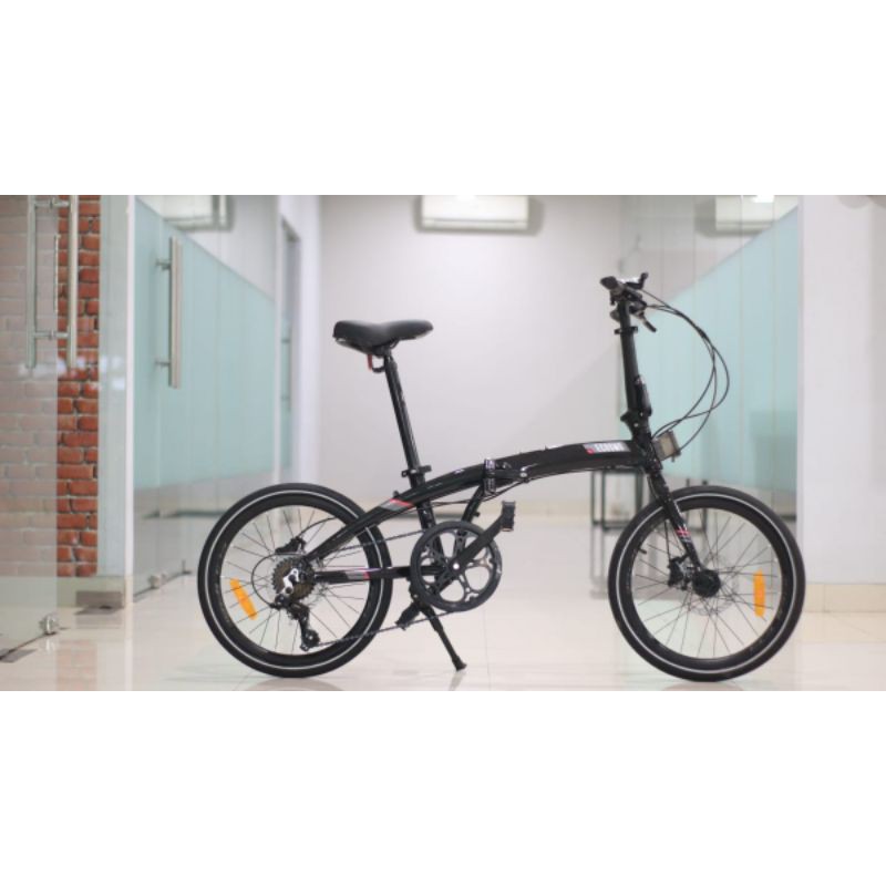 Jual Sepeda Lipat Element Ecosmo 7 Speed Hydraulic 20inch | Shopee ...