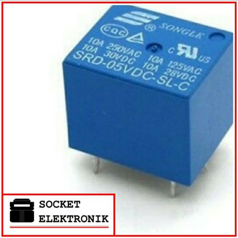 Jual Relay SPST 5V 5 kaki Songle | Shopee Indonesia