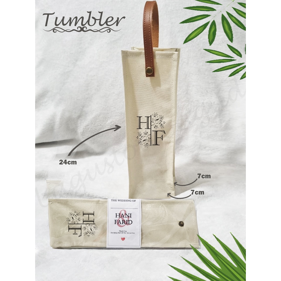 Jual souvenir murah Tas tumbler/tas botol minuman | Shopee Indonesia