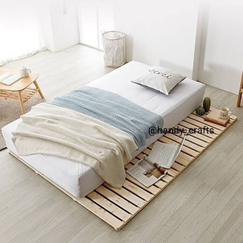 Jual Dipan Palet Kayu Tempat Tidur Alas Kasur Pallet Jati Belanda Motif ...