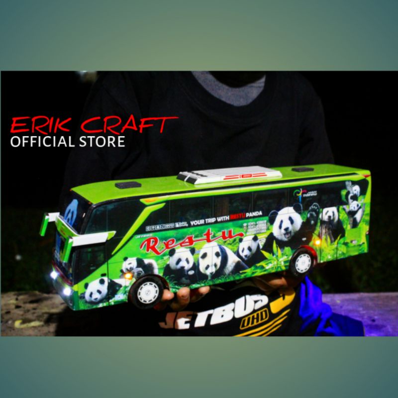 Jual Erikcraft Miniatur Bus Restu Panda jb3 Miniatur Bis Mobil Mainan ...