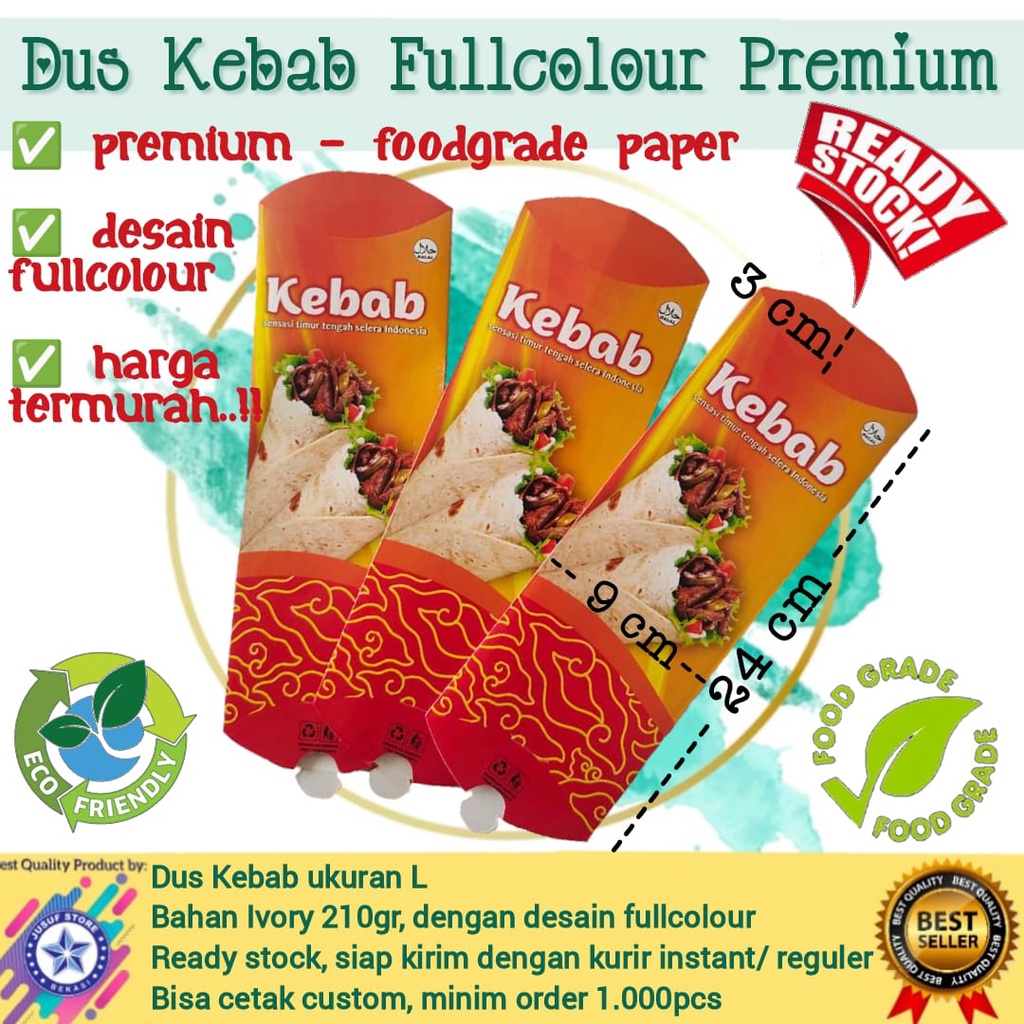 Jual Dus Kebab ukuran L @1Pcs | Shopee Indonesia