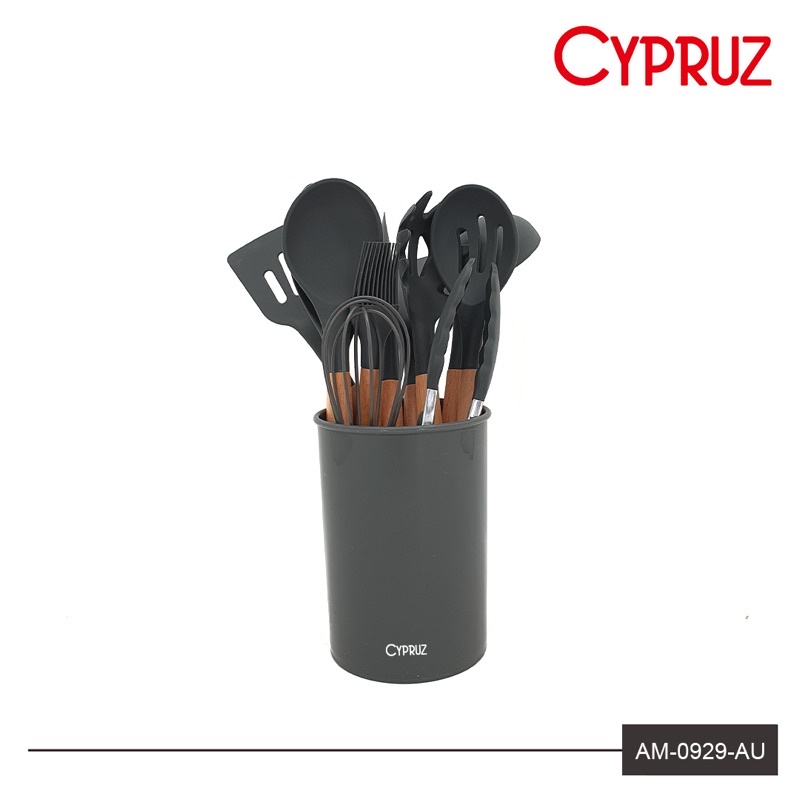 Jual Premium Silicone Kitchen Utensil Set 11 pcs Cypruz AM-0929 ...