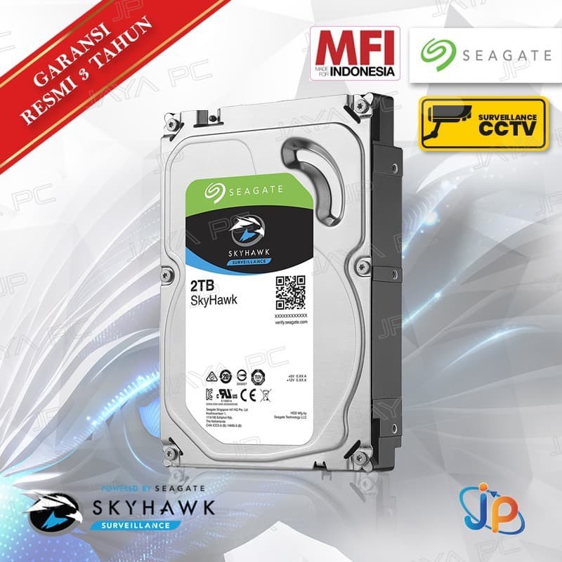 Jual Seagate PC Skyhawk 2TB 3.5" HDD/ HD/ Hardisk/ Harddisk Internal CCTV | Shopee Indonesia