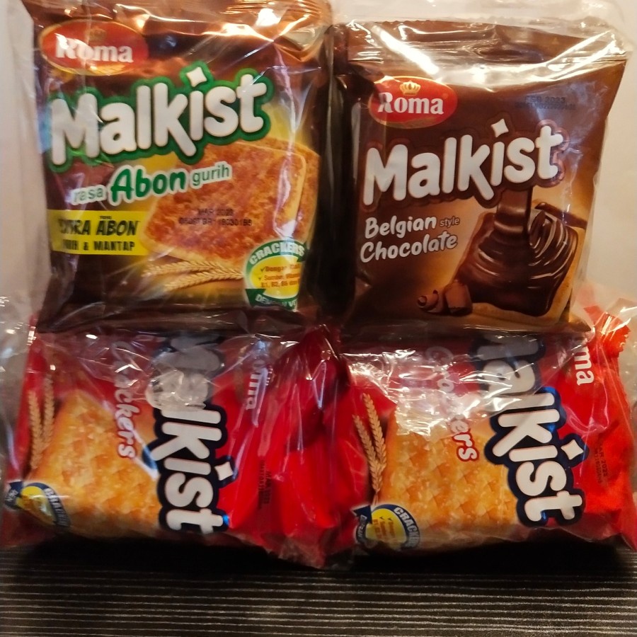 Jual Roma Malkis Sachet Varian Rasa Coklat Abon Manis 10 x 21gr ...