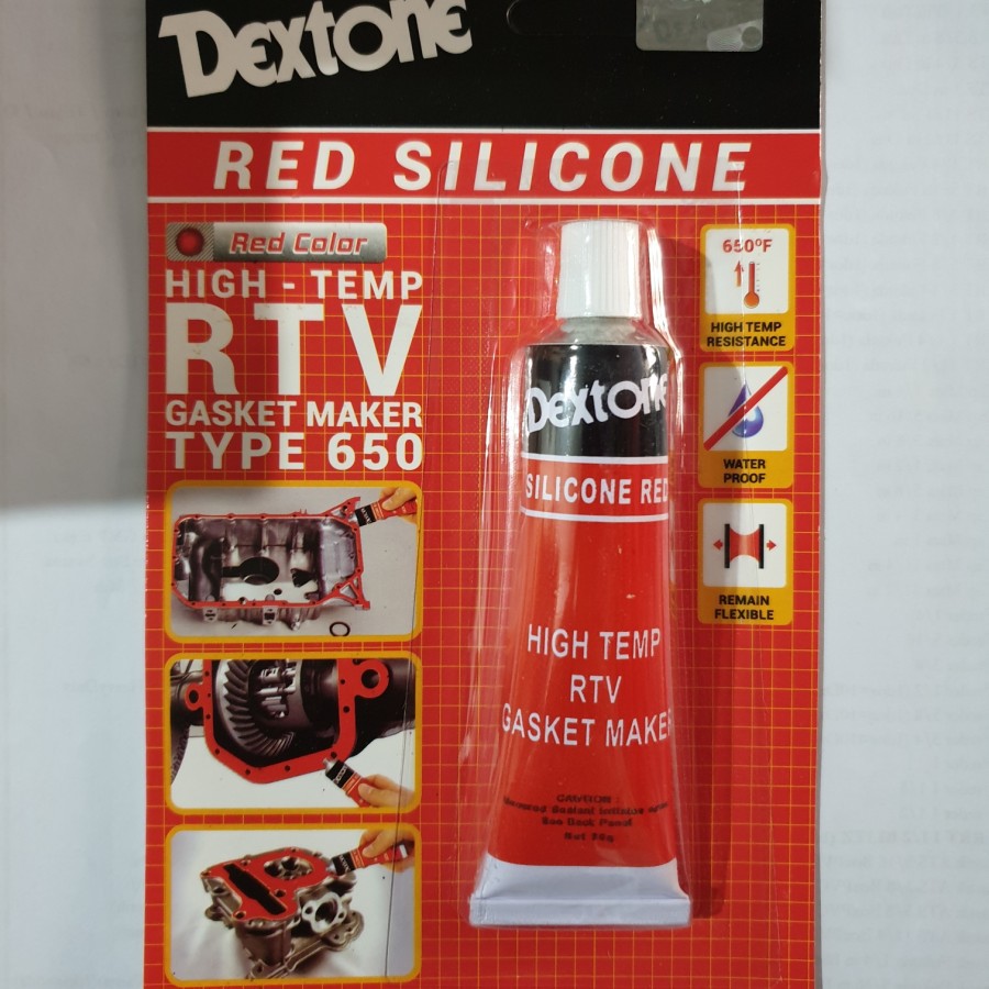 Jual LEM SILICON RED DEXTONE BESAR KECIL | Shopee Indonesia