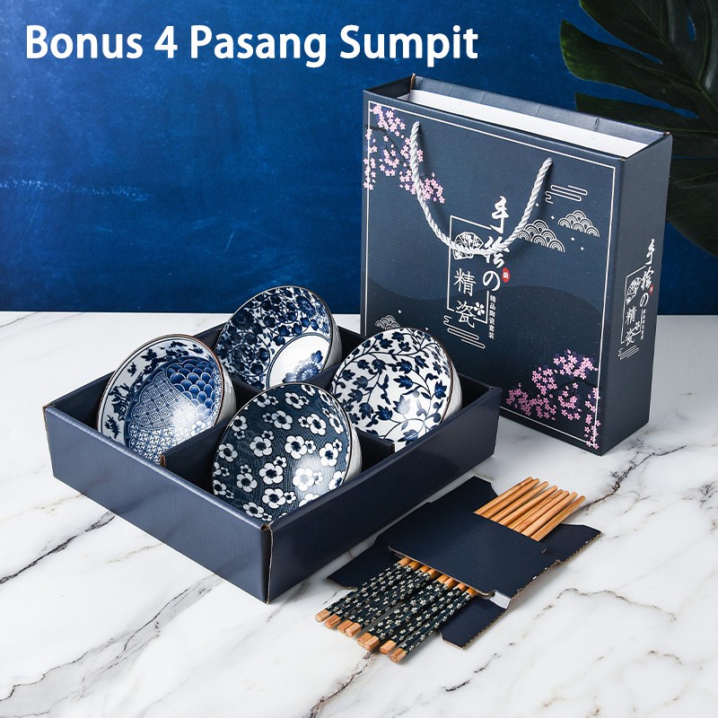 Jual POTO Mangkok set premium peralatan makan/Mangkok set keramik ...