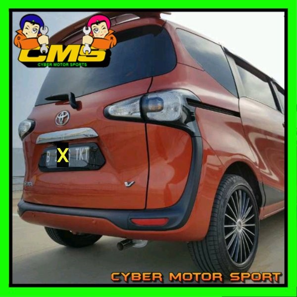 Jual Custom Plat nomer nyala angka Toyota sienta model full frame depan ...