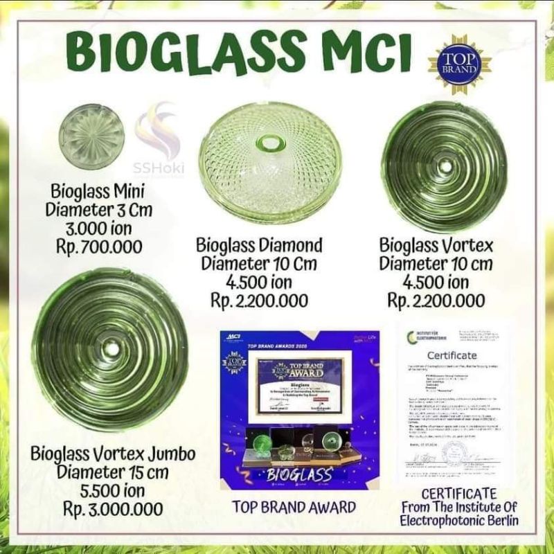 Jual BIOGLASS DIAMOND 10 CM | Shopee Indonesia