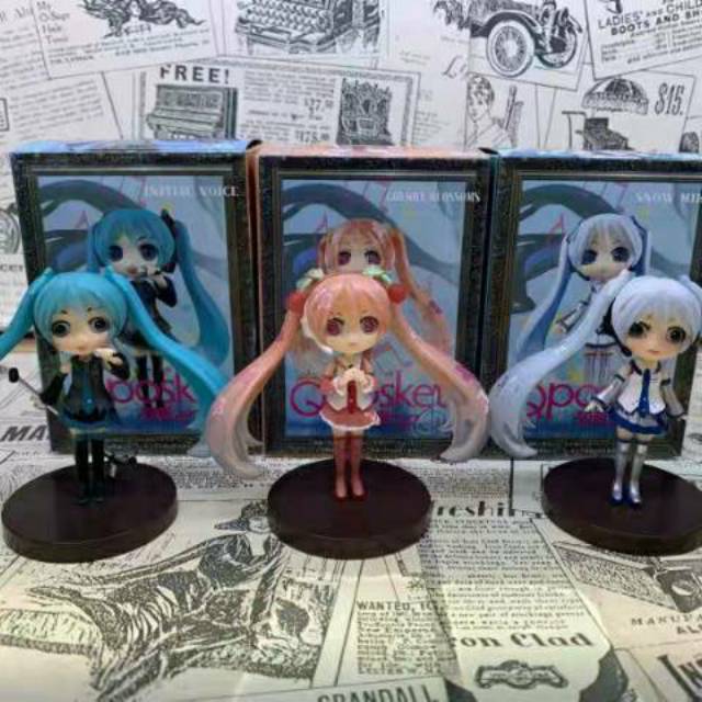 Jual JUAL SATUAN HATSUNE MIKU vocaloid miniatur pajangan cake topper ...