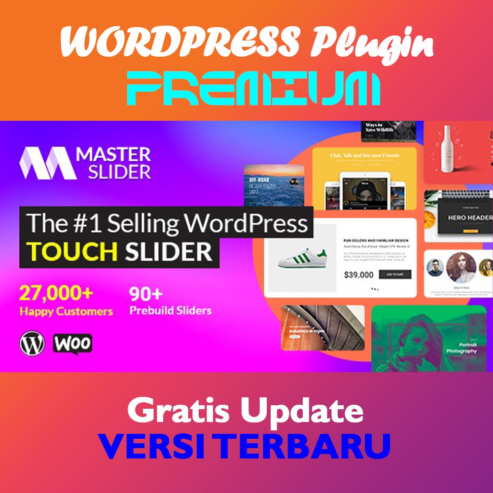 Jual Master Slider - Touch Layer Slider WordPress Plugin | Shopee Indonesia